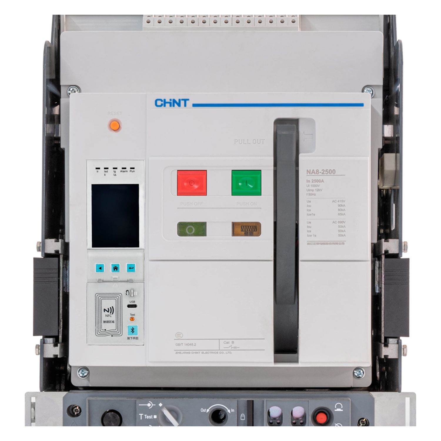 Воздушный авт. выкл. NA8-2500HU-800S/3P выкат.,800А, 65кА, тип S ...