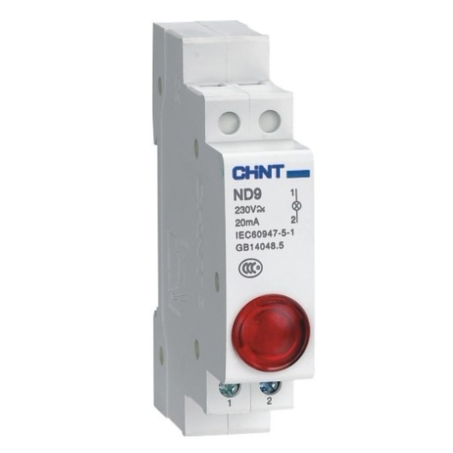 Индикатор ND9-1/r красный ,AC/DC230В (LED) (R) | CHINT
