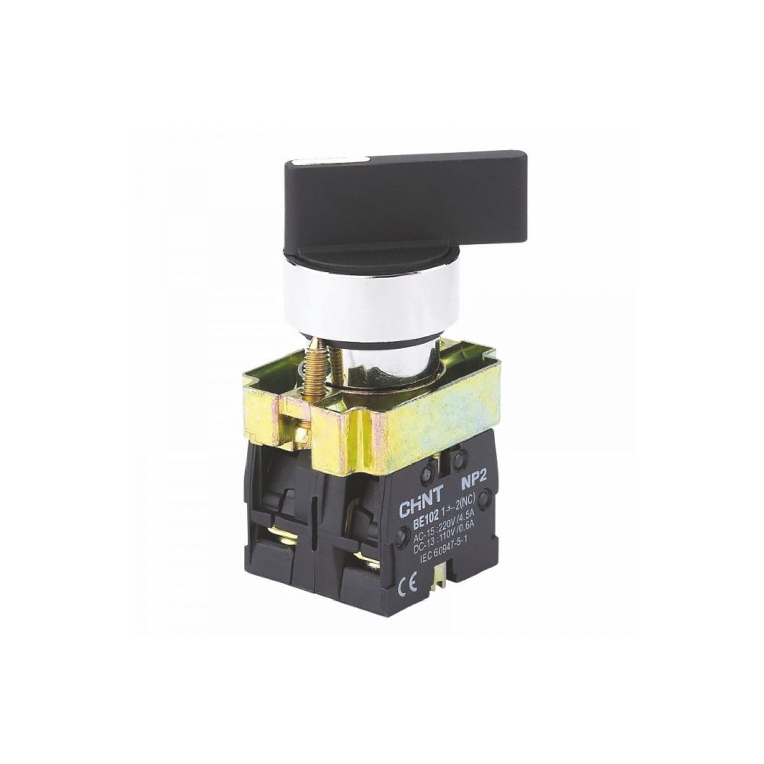 Переключатель NP2-BJ85 3 положения с возвратом (1НЗ), 1НЗ +1НО, IP40 (R) | CHINT