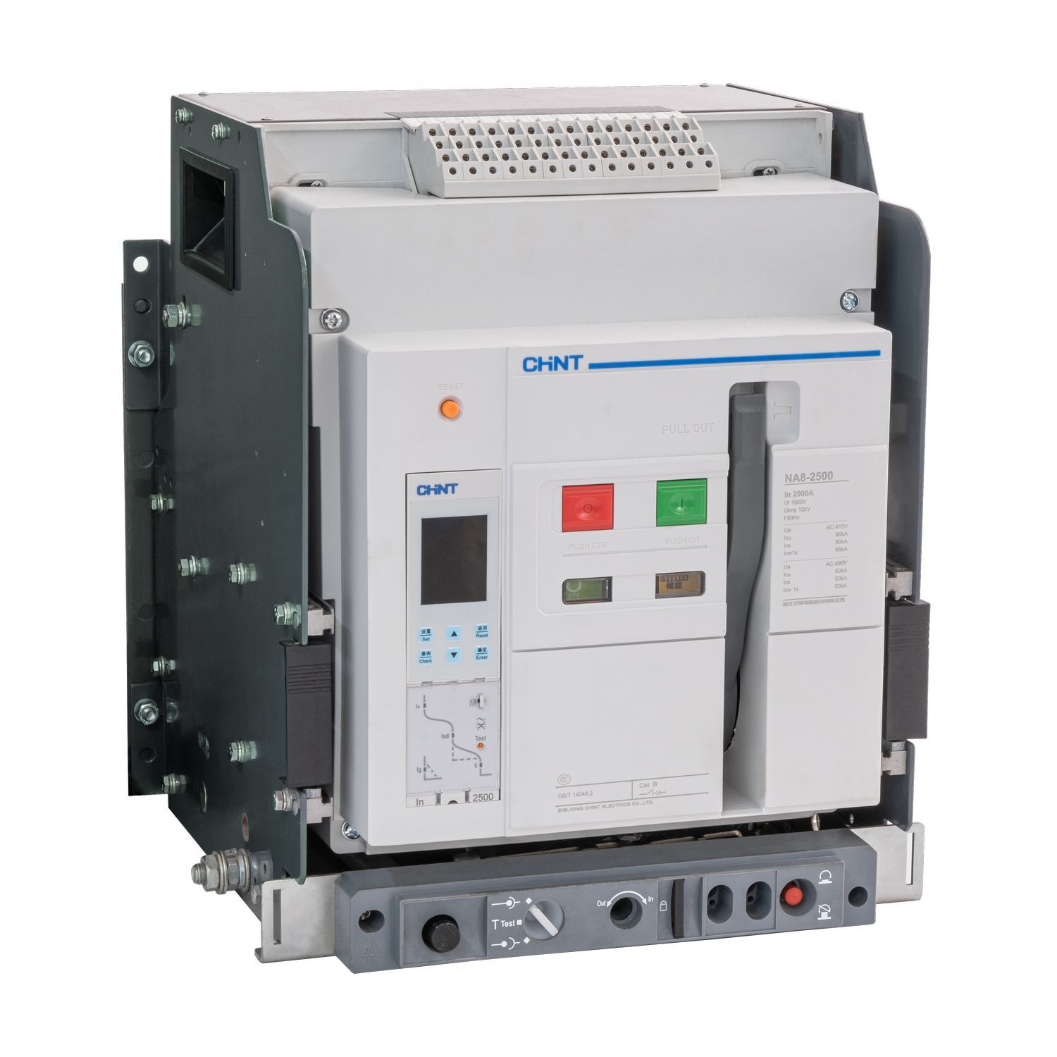 Воздушный авт. выкл. NA8-2500H-2500M/3P выкат.,2500А, 85кА, тип M ...